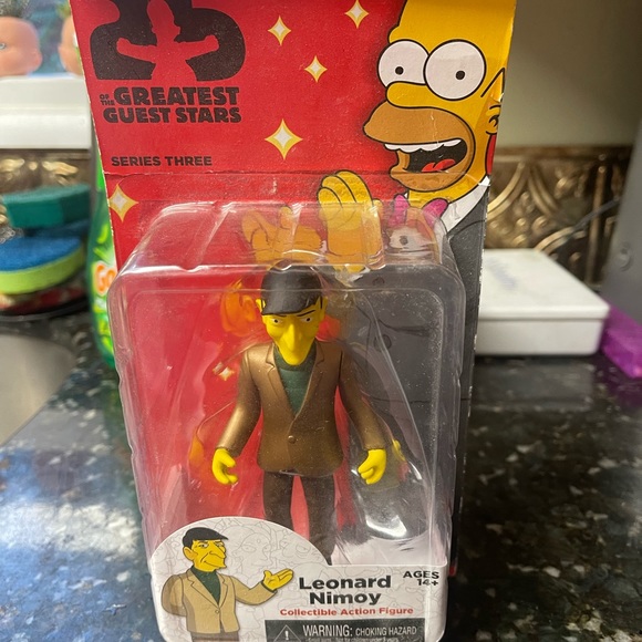 Toys | The Simpsons 25 Greatest Guest Leonard Nimoy Figure | Poshmark